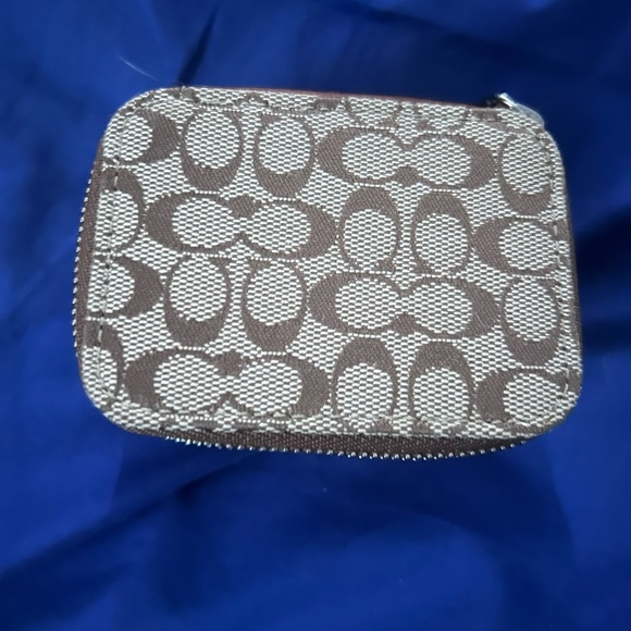 Coach | Bags | Coach Brown Mini Pill Container | Poshmark